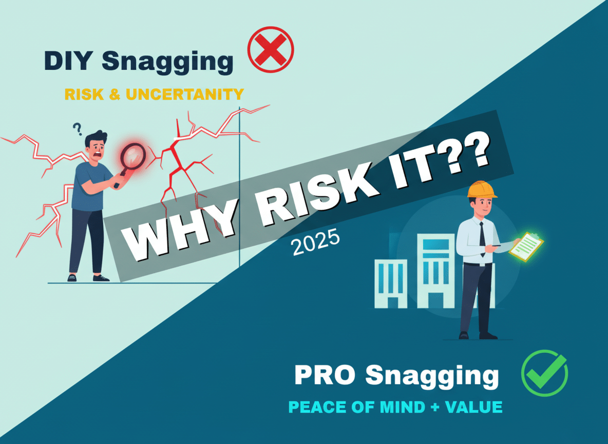 DIY Snagging vs Professional Snagging Why Risking (2025)