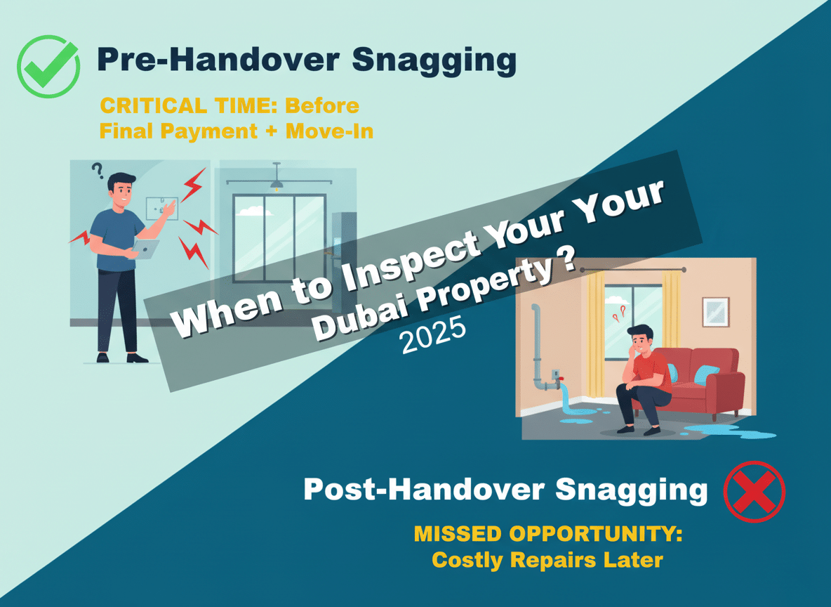 Pre handover vs Post Handover Snagging 2025 Dubai